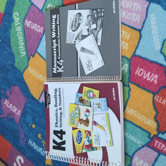 abeka | Other | Abeka K4 Phonics Reading Writing Numbers And Manuscript ...